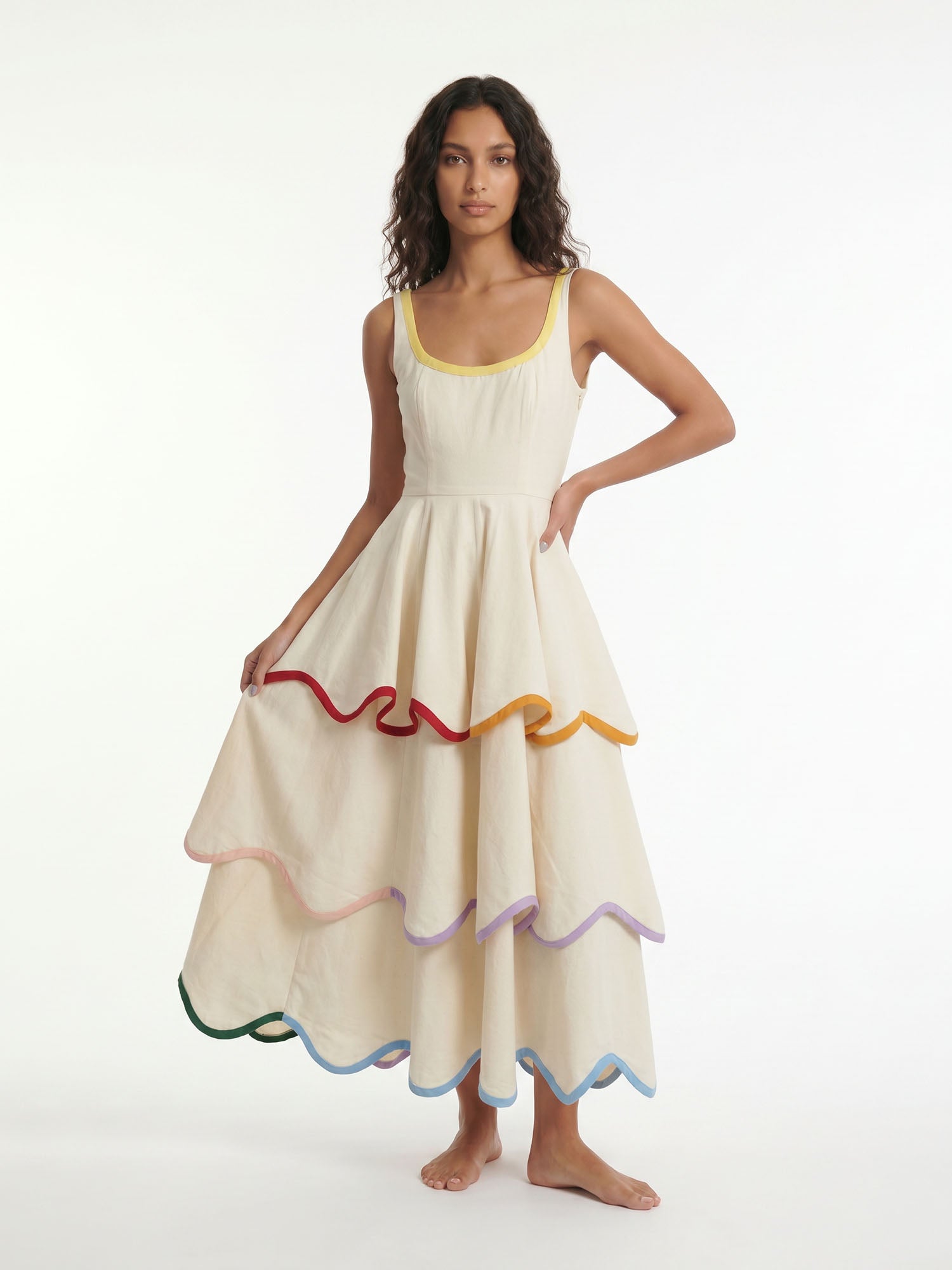 Cream Puff Sleeve Mini Dress Set – Dantўўase