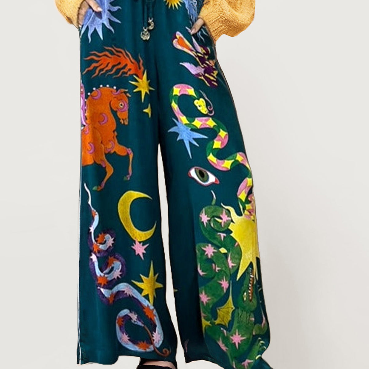 Mystic Night Wide-Leg Pants – Dantўўase