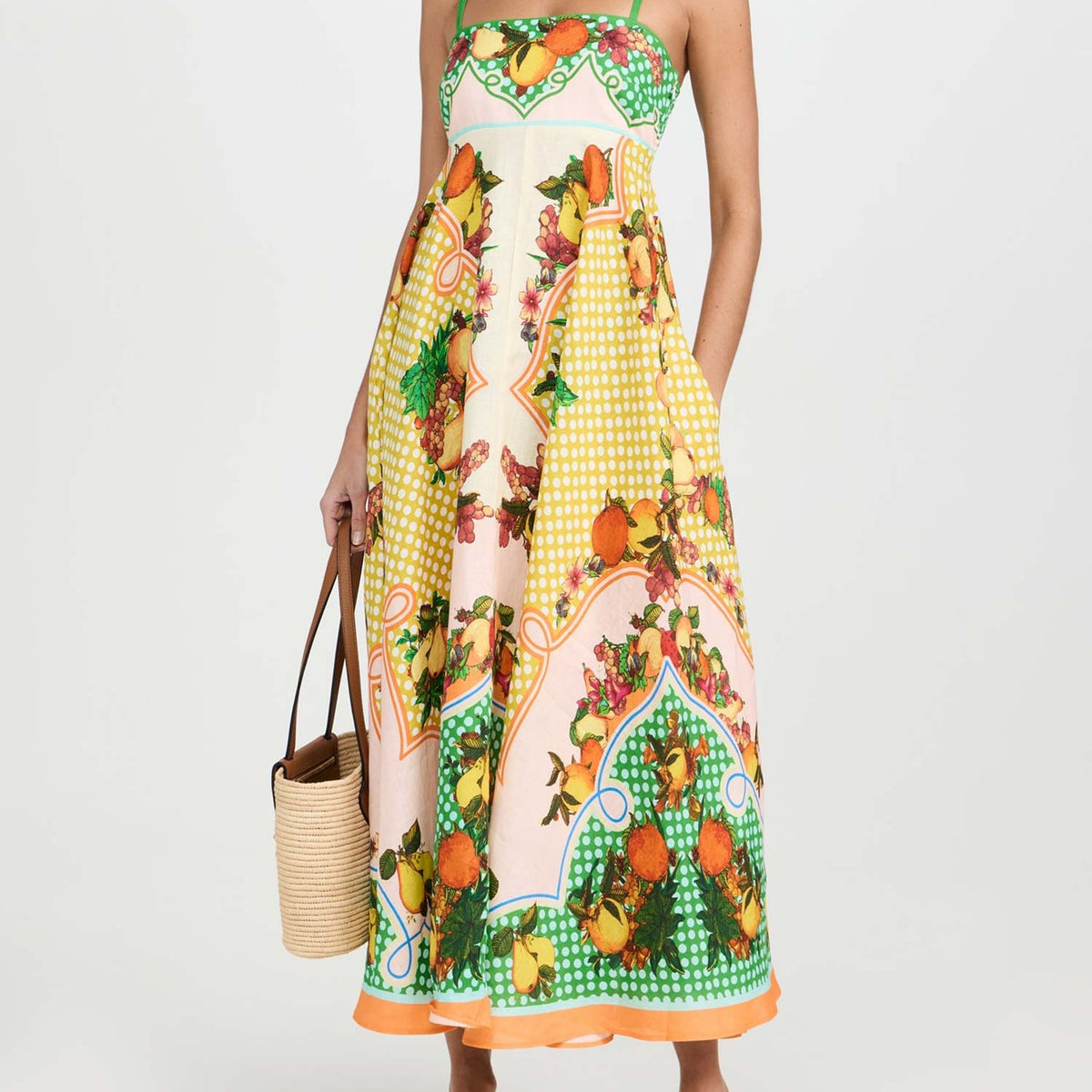 Citrus Garden Midi Dress – Dantўўase